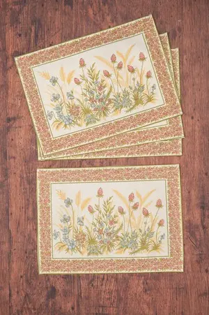MODERN PRAIRIE Clover Canvas Placemats