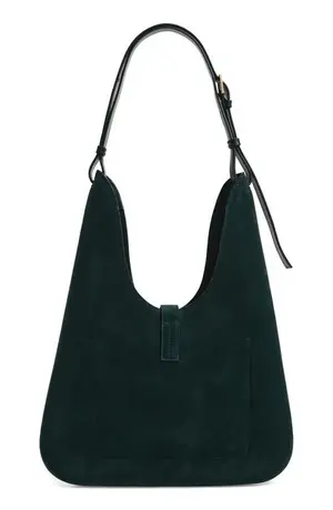 TOM FORD Medium Kara Smooth Suede Hobo Bag