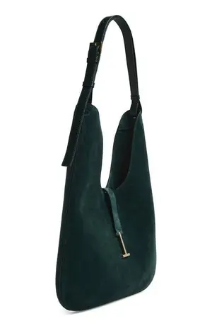TOM FORD Medium Kara Smooth Suede Hobo Bag