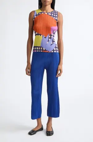 Issey Miyake Monthly Colors July Pleated Pants