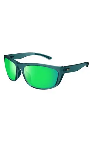 Maui Jim Nuu Landing 60mm Polarizedplus2® Rectangular Sunglasses