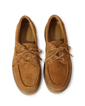 BELLE & BLOOM Suede Platform Boat Shoes
