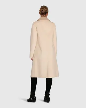 BELLE & BLOOM Lexington Two-tone Wool Blend Coat