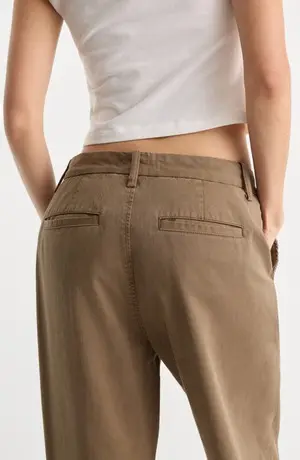 Good American Low Slung Baggy Trousers