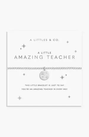 A LITTLES & CO A Little 'amazing Teacher' Bracelet