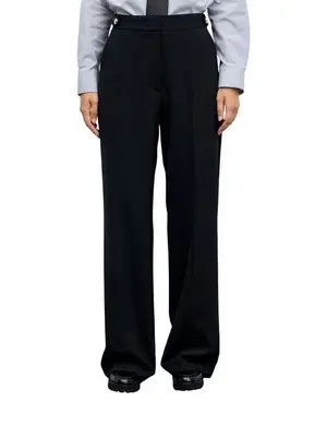 Gerard Darel Mela High Rise Tailored Trousers - Black