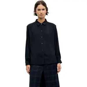 Gerard Darel Lilie Pleat Detail Shirt - Black
