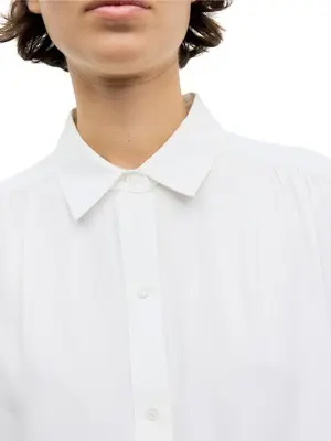 Gerard Darel Lilie Pleat Detail Shirt - Ecru