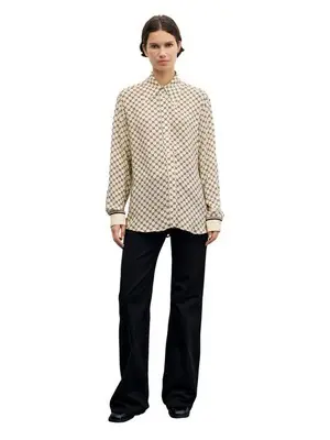 Gerard Darel Jimi Geometric Fluid Shirt