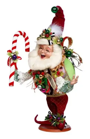 MARK ROBERTS Christmas Ornament Elf - Red