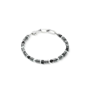 COEUR DE LION Cadence Shape Mix Bracelet With Stainless Steel Clasp - Silver