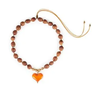 Tohum Design Cuore Resort Necklace – Mandarin - Orange