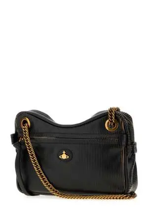 VIVIENNE WESTWOOD Leather Medium Dolce Shoulder Bag