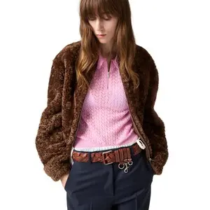 Miu Miu Shearling Blouson Jacket