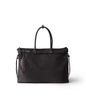 Prada Bonnie Suede Tote Bag