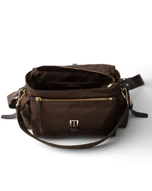 Prada Explore Large Re-nylon Shoulder Bag With Flap