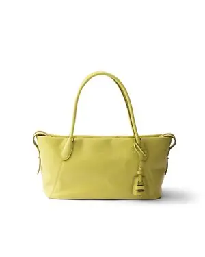 Prada Ouvert Large Leather Tote Bag