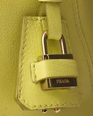 Prada Ouvert Large Leather Tote Bag