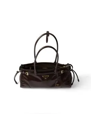 Prada Bonnie Medium Leather Bag - Brown