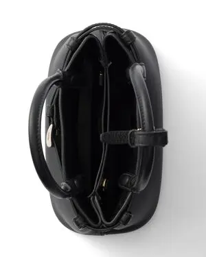 Prada Buckle Small Leather Bag With Belt