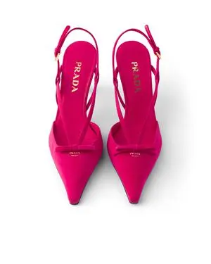 Prada Suede Slingback Pumps