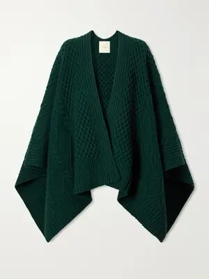 Purdey Lammer Muir Wool And Cashmere-blend Cape