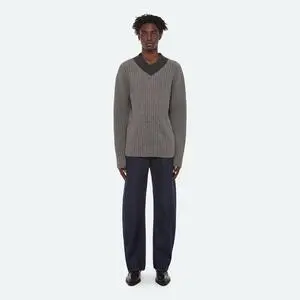 Helmut Lang Contrast V-neck