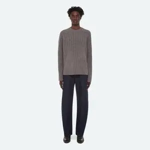 Helmut Lang Rib Crew - Mid Grey