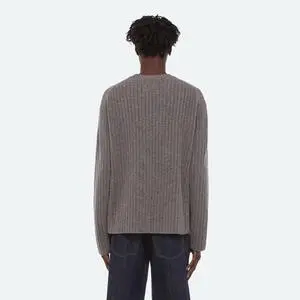Helmut Lang Rib Crew - Mid Grey