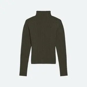 Helmut Lang Wool Mock-neck Sweater - Thyme