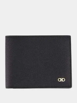 FERRAGAMO Gancini Wallet - Black