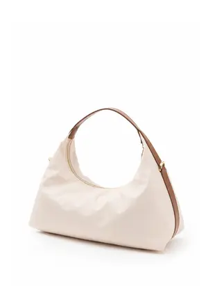 ELLEME Le Nylon Medium Nylon/leather Trimming - Beige/cognac