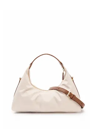 ELLEME Le Nylon Medium Nylon/leather Trimming - Beige/cognac