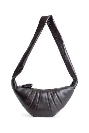 LEMAIRE Small Croissant Leather Shoulder Bag - Brown