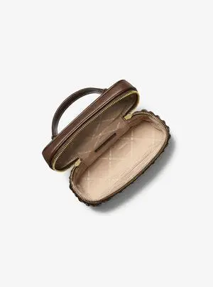 Michael Kors Vivi Small Matelassé Burnished Vanity Crossbody Bag