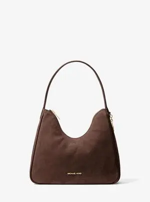Michael Kors Nayla Small Hobo Shoulder Bag - Brown