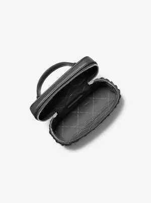 Michael Kors Vivi Small Matelassé Burnished Vanity Crossbody Bag