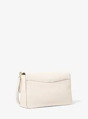 Michael Kors Kacey Large Pebbled Leather Convertible Shoulder Bag