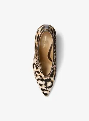 Michael Kors Tonya Leopard Print Calf Hair Pump