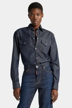 Dsquared2 Dark Shirting Western Shirt