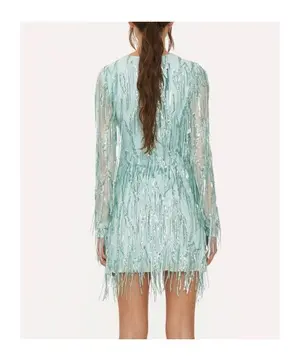 ROTATE BY BIRGER CHRISTENSEN Long Sleeve Mini Dress