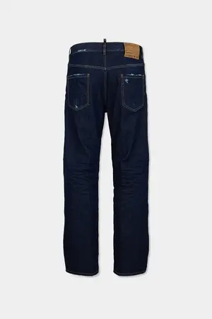 Dsquared2 Dark Wash Straight Leg Jeans