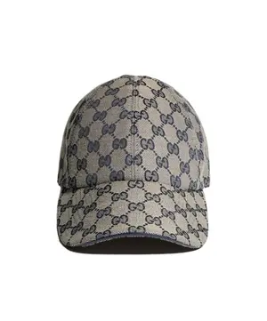 Gucci Gg Cotton Canvas Baseball Hat - Beige/blue