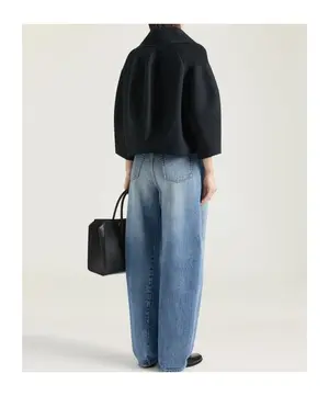 Givenchy Cropped Cocoon Jacket In Compact Knit