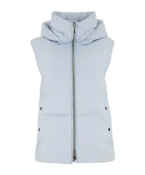 MOORER Zippered Vest - White
