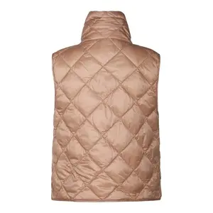 Max Mara Quilted Down Vest - Winter Camel