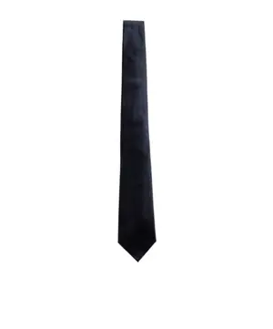Giorgio Armani Satin Pointed Tip Tie - Blue