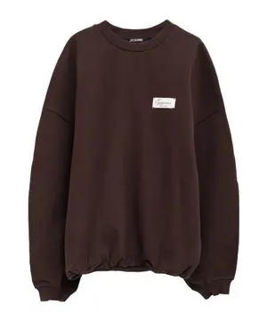 Jacquemus Long-sleeved Sweatshirt - Black