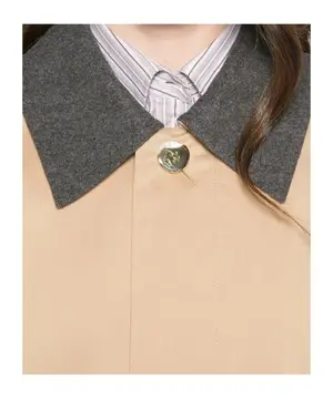 Carven Long-sleeved Trench Coat