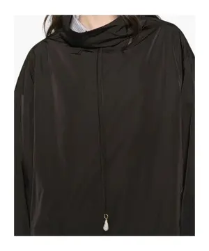 Carven Long Sleeve Jacket With Faux Pearl Detail